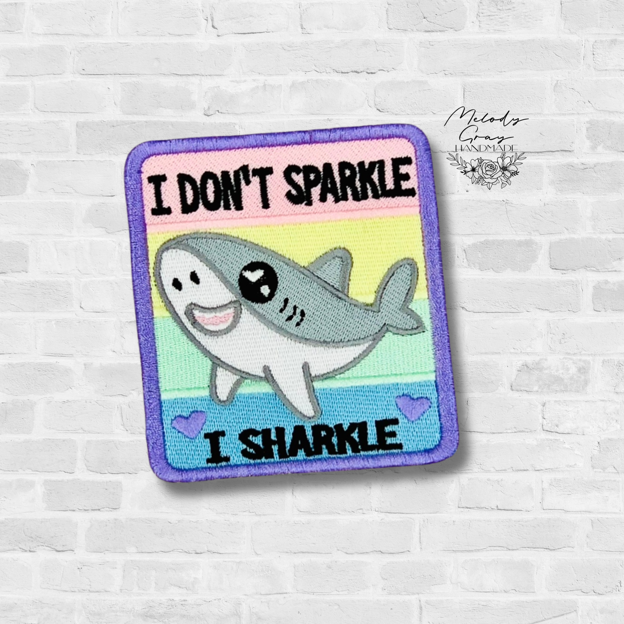 Sharkle Patch – Melody Gray Handmade